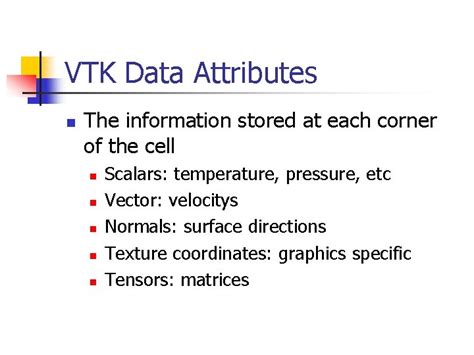 Vtk The Visualization Toolkit Part Ii Visualization Model