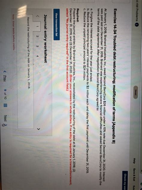 Solved 4 Hw Problems Help Save And Exit Sub My Wor Exercise