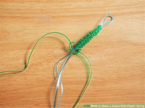 How To Make A Cobra With Plastic String With Pictures Wikihow