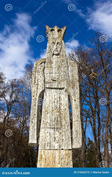 Neagoe Basarab Sculpture Medieval Romanian Lord Stock Image Image