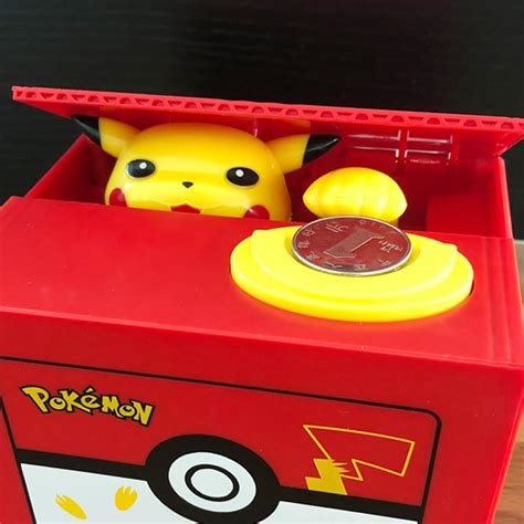 Pikachu Money Bank Box Desk Toy T Nintendo Core