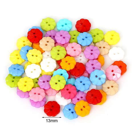 50pcsbag Buttons Cute Diy Plastic Exquisite Cartoon Shape Sewing