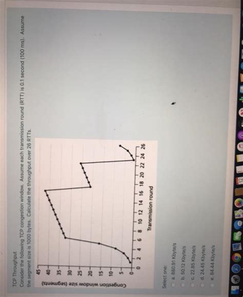 Tcp Throughput Consider The Following Tcp Congestion