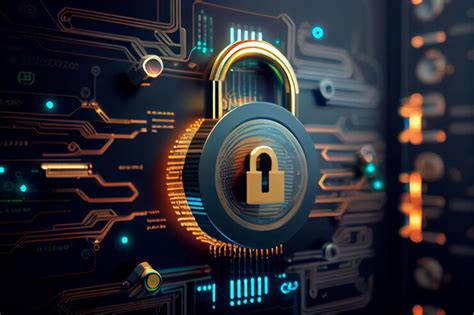 Premium Photo Conceptual Cyber Security Encryption Technique For Data Privacy Generative Ai