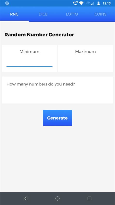 Lotto Number Generator Random Number Roll Dice Apk Für Android Herunterladen