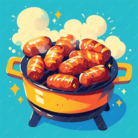 Premium Vector Serbian Cevapi And Grilled Sausages