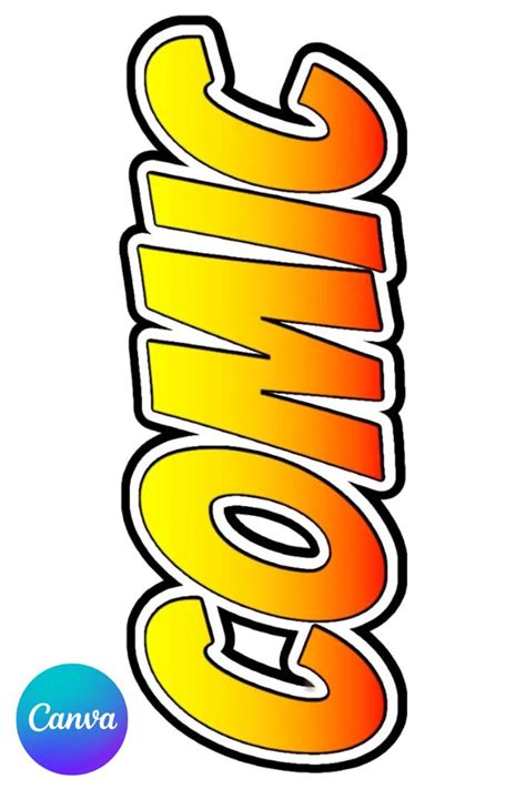 Text Effect Tutorial Comic Cartoon Text Effect In Canva Text Effects
