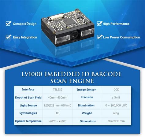 Arduino Oem Barcode Reader Module Laser Ccd Barcode Scanner Smallest Mini 3 Mil Ttl 1d Led 622