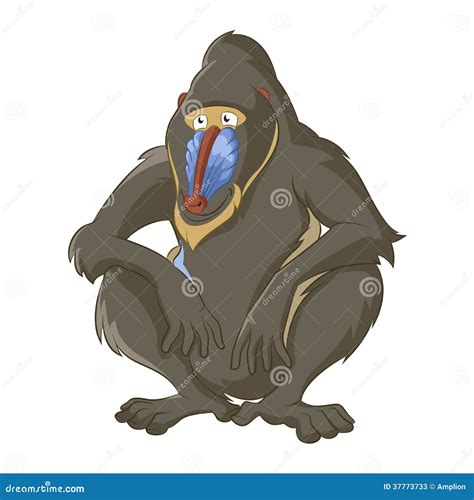 Babuino Ilustración Del Vector Ilustración De Salvaje 37773733