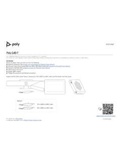 Poly G40 T Setup Sheet Polycom Support Poly G40 T Setup Sheet Polycom Support Pdf PDF4PRO