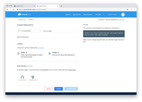 Docker Hub Quickstart