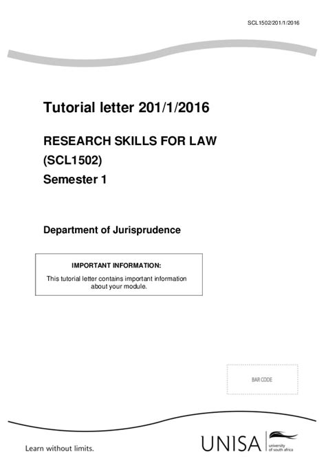 pdf tutorial letter 201 1 2016