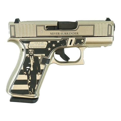 Glock X Custom Trump Fight Handgun Mm Luger Rd Magazines