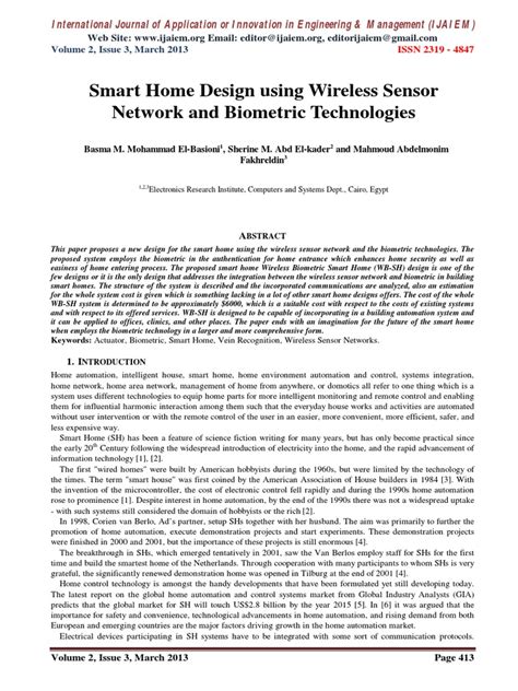 Pdf Smart Home Design Using Wireless Sensor Dokumentips
