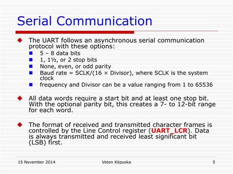 Ppt Universal Asynchronous Receiver Transmitter Powerpoint Presentation Id6650289