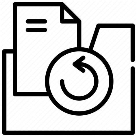 reload refresh file folder icon download on iconfinder