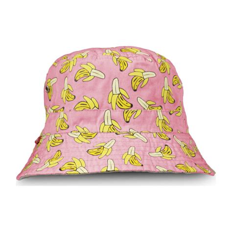 Pink Banana Bucket Hat Maisonette