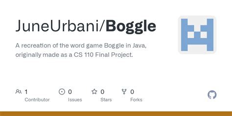 Github Juneurbaniboggle A Recreation Of The Word Game Boggle In