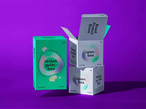 Free Rectangular And Square Box Product Mockup Free Mockup