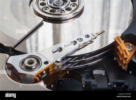Inside Of A Hard Disk Hi Res Stock Photography And Images Alamy