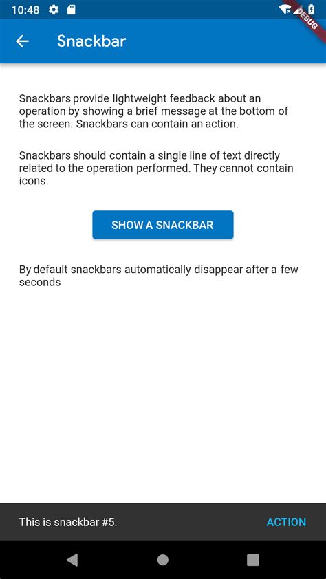 Snackbar Appearance Doesnt Match Material Spec · Issue 21220
