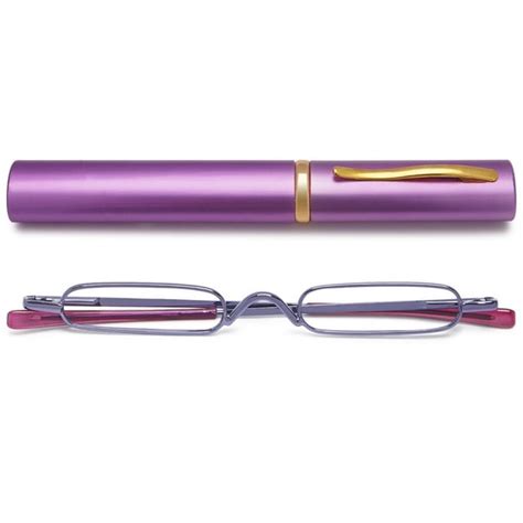 Magimodac Pocket Reading Glasses Compact Men Women Metal Eyeglasses