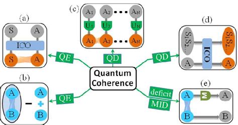 Schematic Picture For The Connections Between Quantum Coherence And Download Scientific Diagram