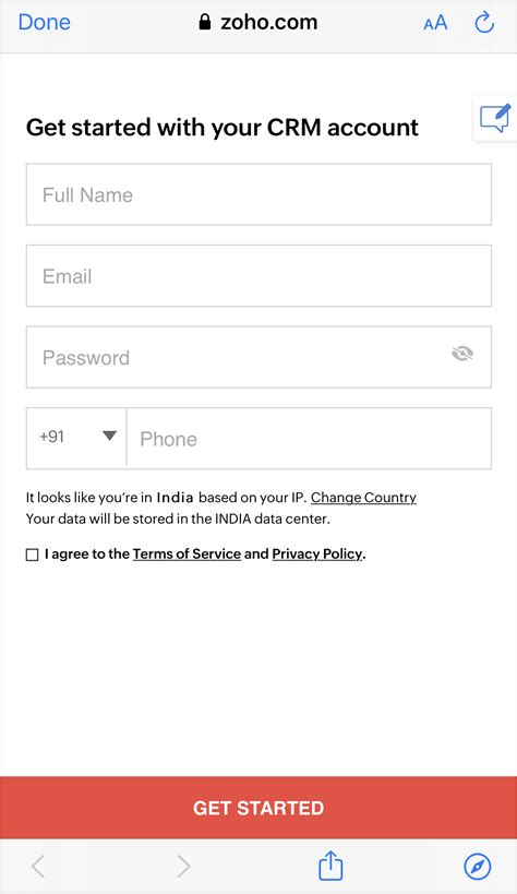 Installing The App In Iphone Zoho Crm For Iphone