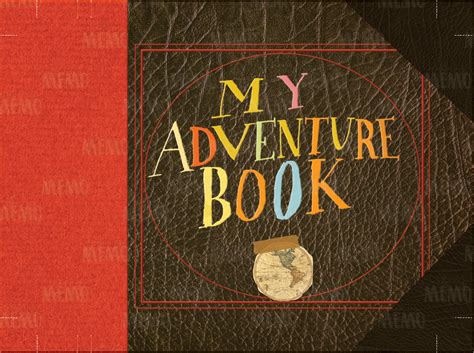 Our My Adventure Book Up Altas Aventuras Capa Digital Make My Memo