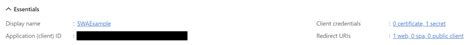 Azure Static Web Appcustom Authentication