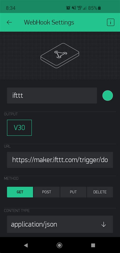 How Work Webhooks In Ifttt Need Help With My Project Blynk Community
