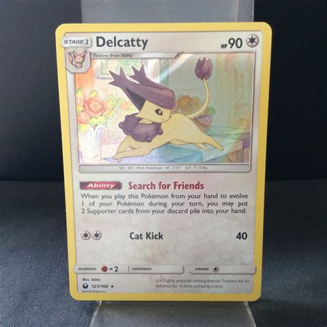 Delcatty Sun Moon Celestial Storm Holo English Near Mint Tcgx