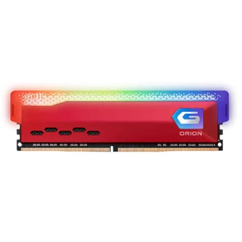 Geil 8gb Ddr4 3200mhz Orion Rgb Desktop Ram Red Ucc Bd