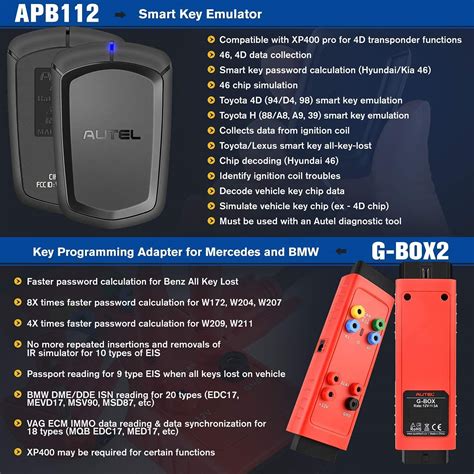 autel maxiim im608 pro with enhanced xp400 pro key programmer and j2534 ecu programmer immo key