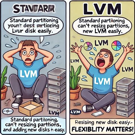 Standard Partitioning Vs Lvm Which One Do You Use Ever Run Out Of