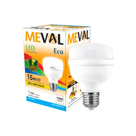 Lampu Led Kapsul Eco W Putih Meval Lazada Indonesia