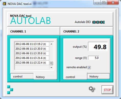 LabVIEW Projects Autolab DAC Tool