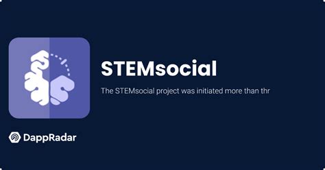 Stemsocial Project Overview Analytics And Data Dappradar