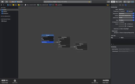 Relationship Fault When The Core Data Entity Is Print Riosprogramming