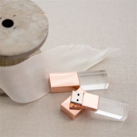 Rose Gold Crystal USB Drive Something Beautiful