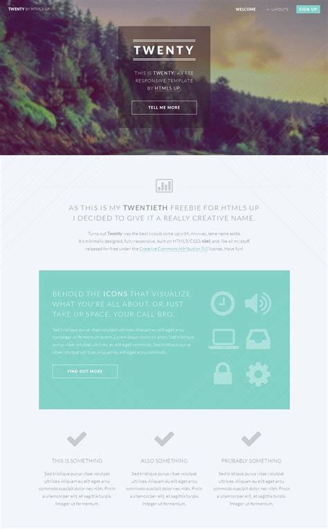 30 free html5 css3 responsive templates