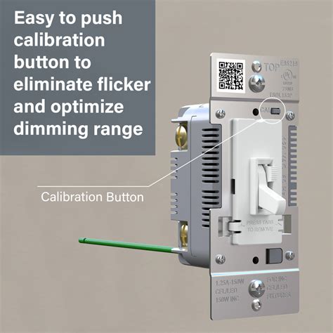 Toggle Led Advanced Dimmer Light Switch Single Pole 3 Way
