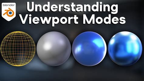 Understanding Viewport Modes In Blender Tutorial Youtube
