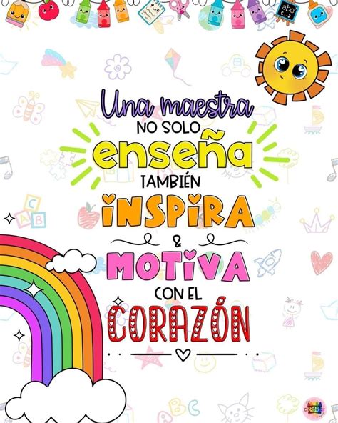 Pin De Maestra Anita 🍎 En Frases Feliz Dia Del Maestro Tarjeta De
