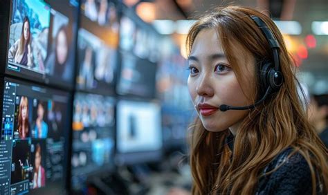 Employee Participating In Virtual Training Session Premium Ai Generated Image