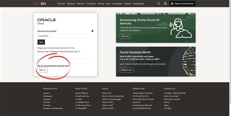 creating an atp database with oracle sql developer web