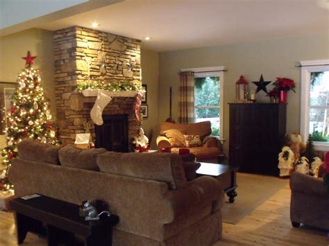 Τζάκι και χριστουγεννιάτικη διακόσμηση σαλονιού Διακόσμηση και Σπίτι