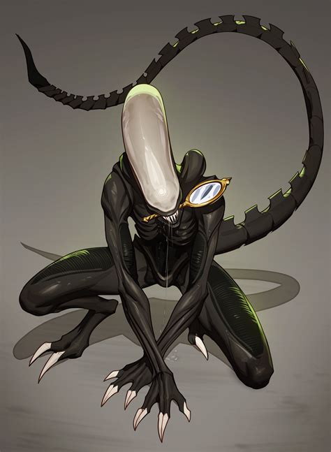 Xenomorph Alien Drawn By Tarakanovich Danbooru