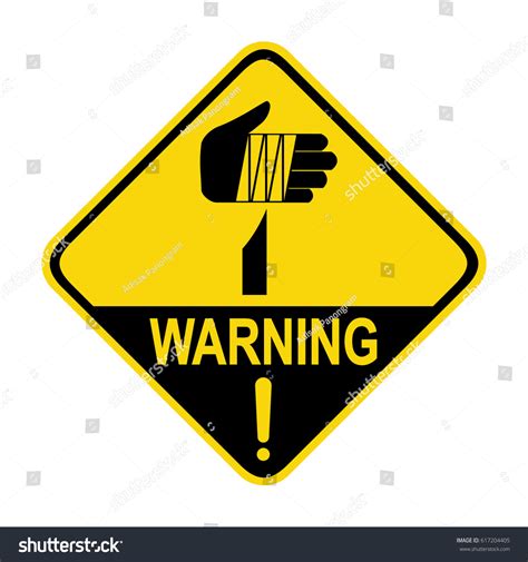 Vektor Stok Warning Sharp Element Sign Symbol Illustration Tanpa Royalti 617204405 Shutterstock
