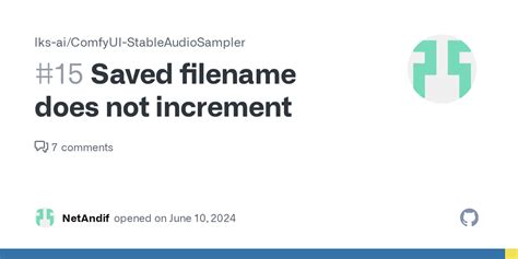 Saved Filename Does Not Increment · Issue 15 · Lks Aicomfyui